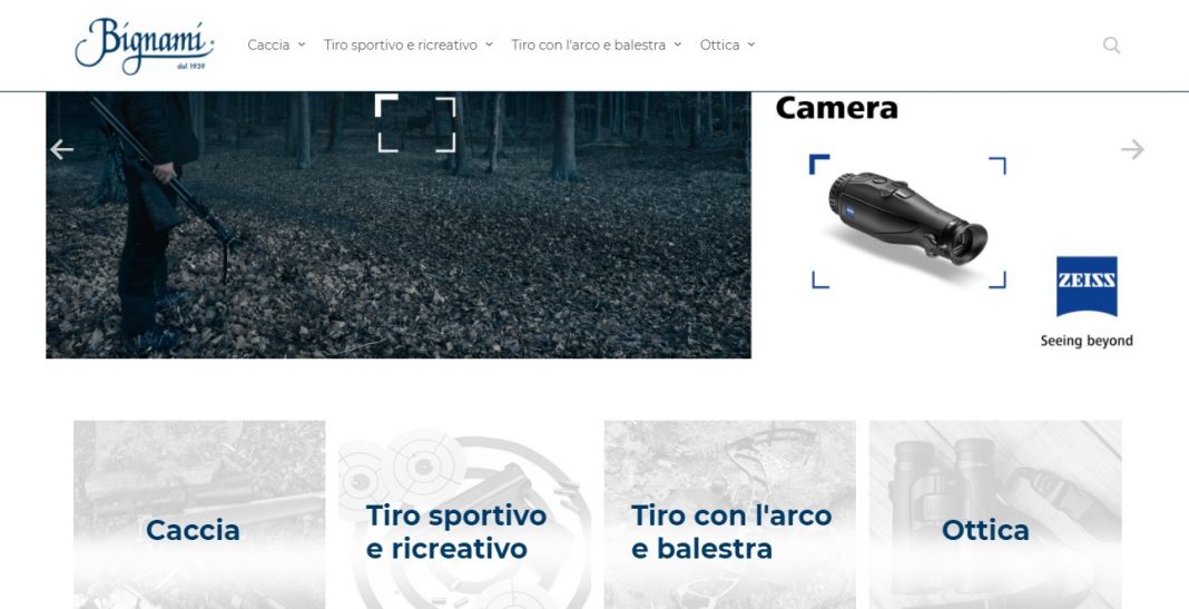 Il nuovo sito Bignami - Armi e Tiro