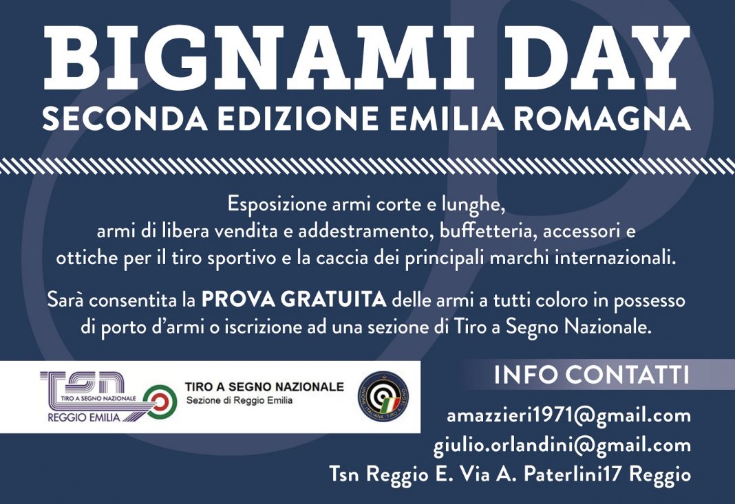 Il Bignami day torna a Reggio Emilia - Armi e Tiro