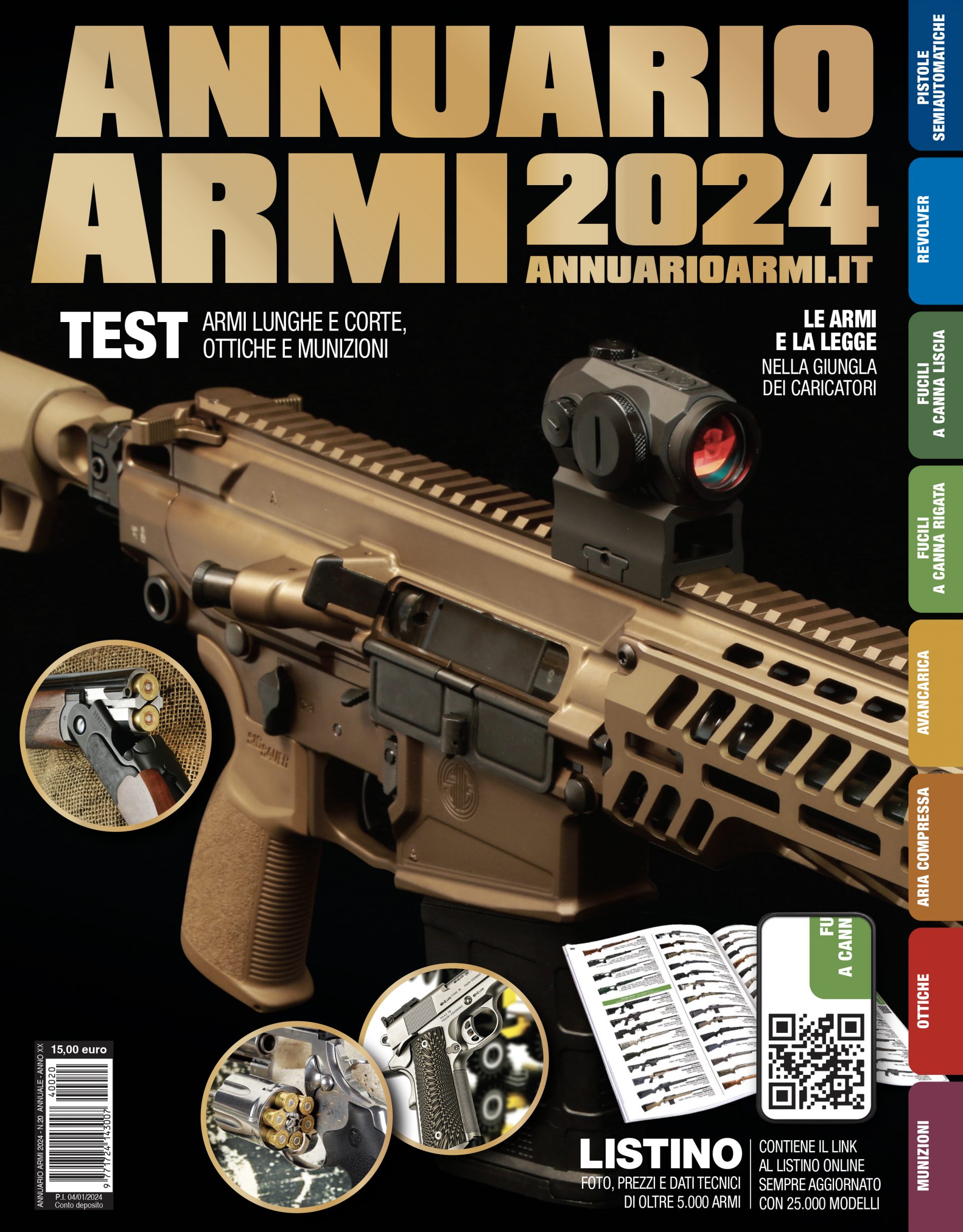 Annuario armi: l’edizione 2024 in edicola e sullo shop on-line - Armi e ...